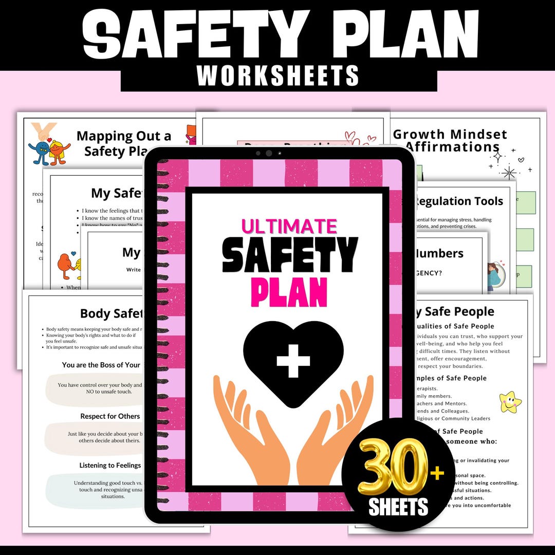 Body Safety Workbook for Kids | Personal Safety Worksheets | Boundaries ...