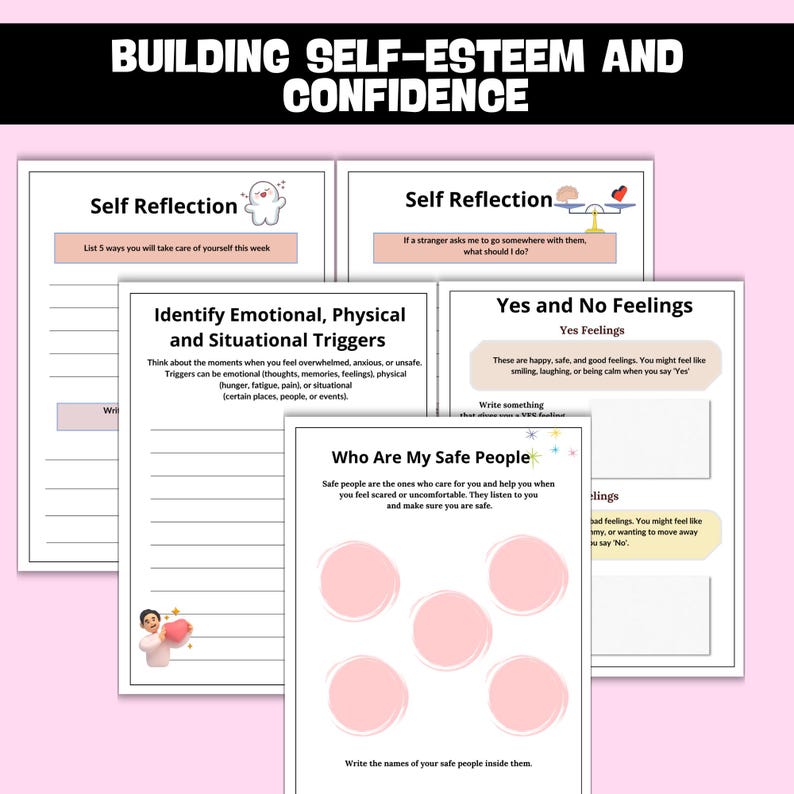 Body Safety Workbook for Kids | Personal Safety Worksheets | Boundaries ...