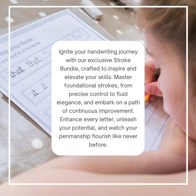 Stroke Handwriting Practice 100 Sheets for Practice Prinntable ...