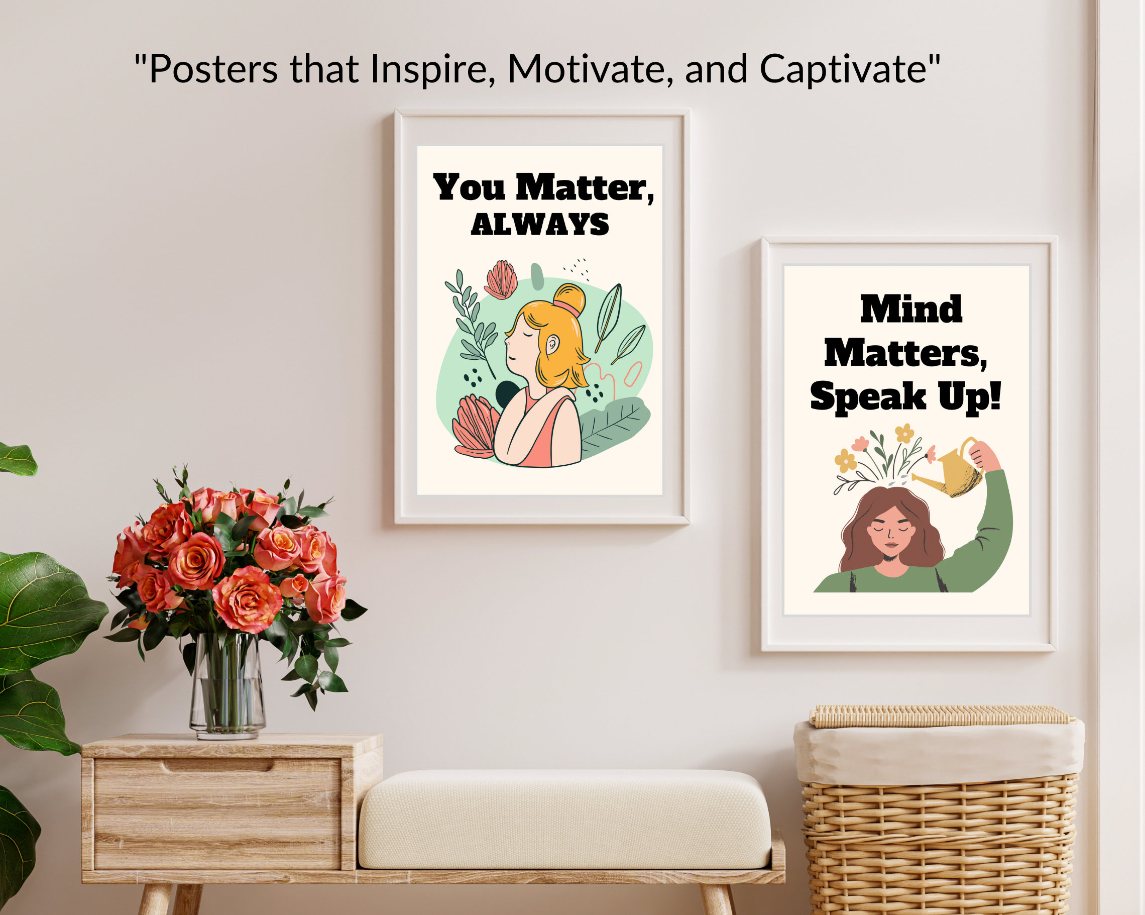 Retro Mental Health Posters| Set of 50+ Prints |therapy| Counseling ...