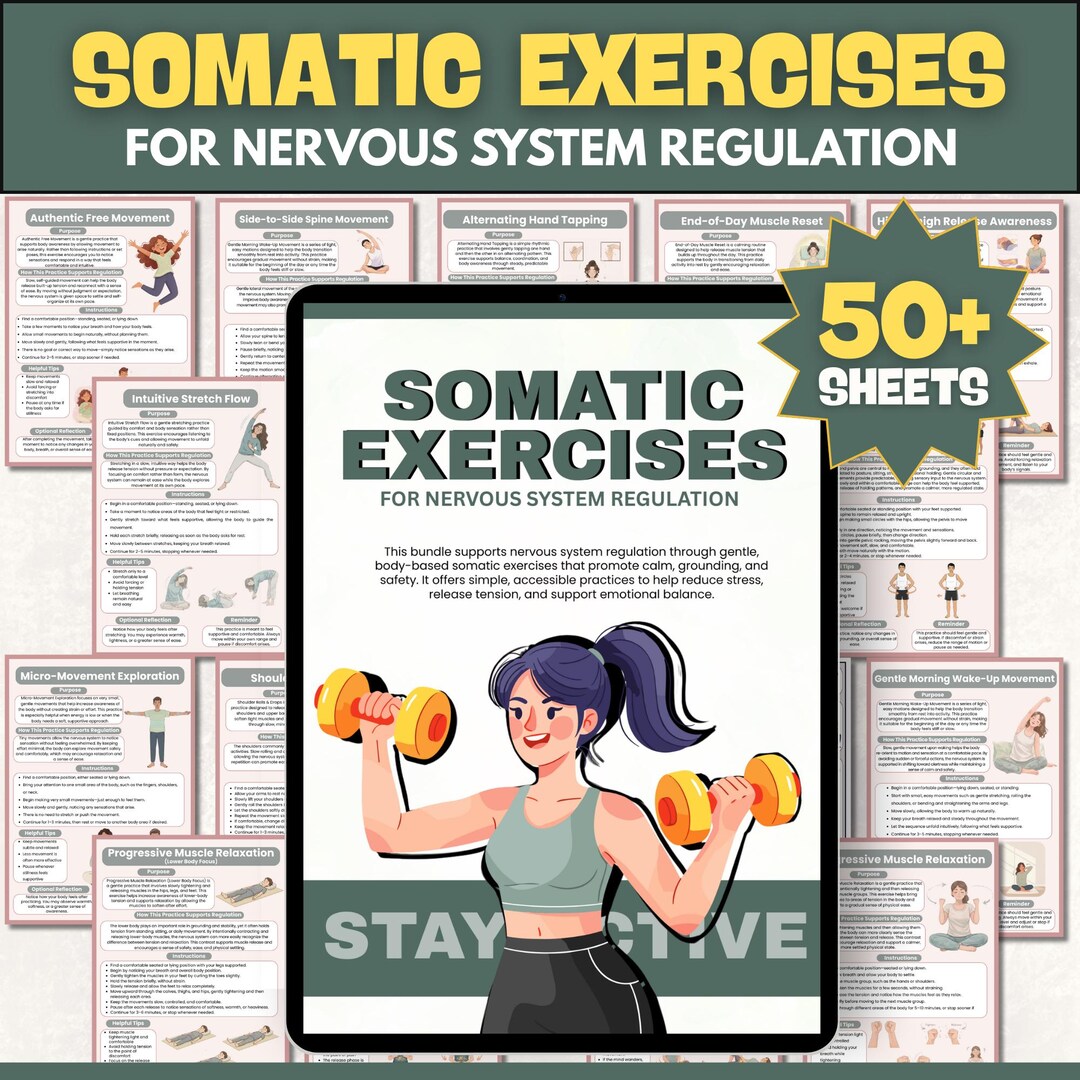 Somatic Exercises for Nervous System Regulation | Emotional Regulation ...