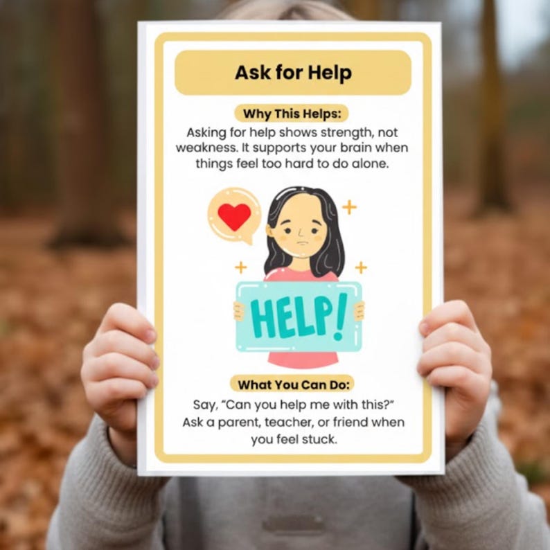 ADHD Coping Cards for Kids and Teens | SEL & Executive Function Skills ...