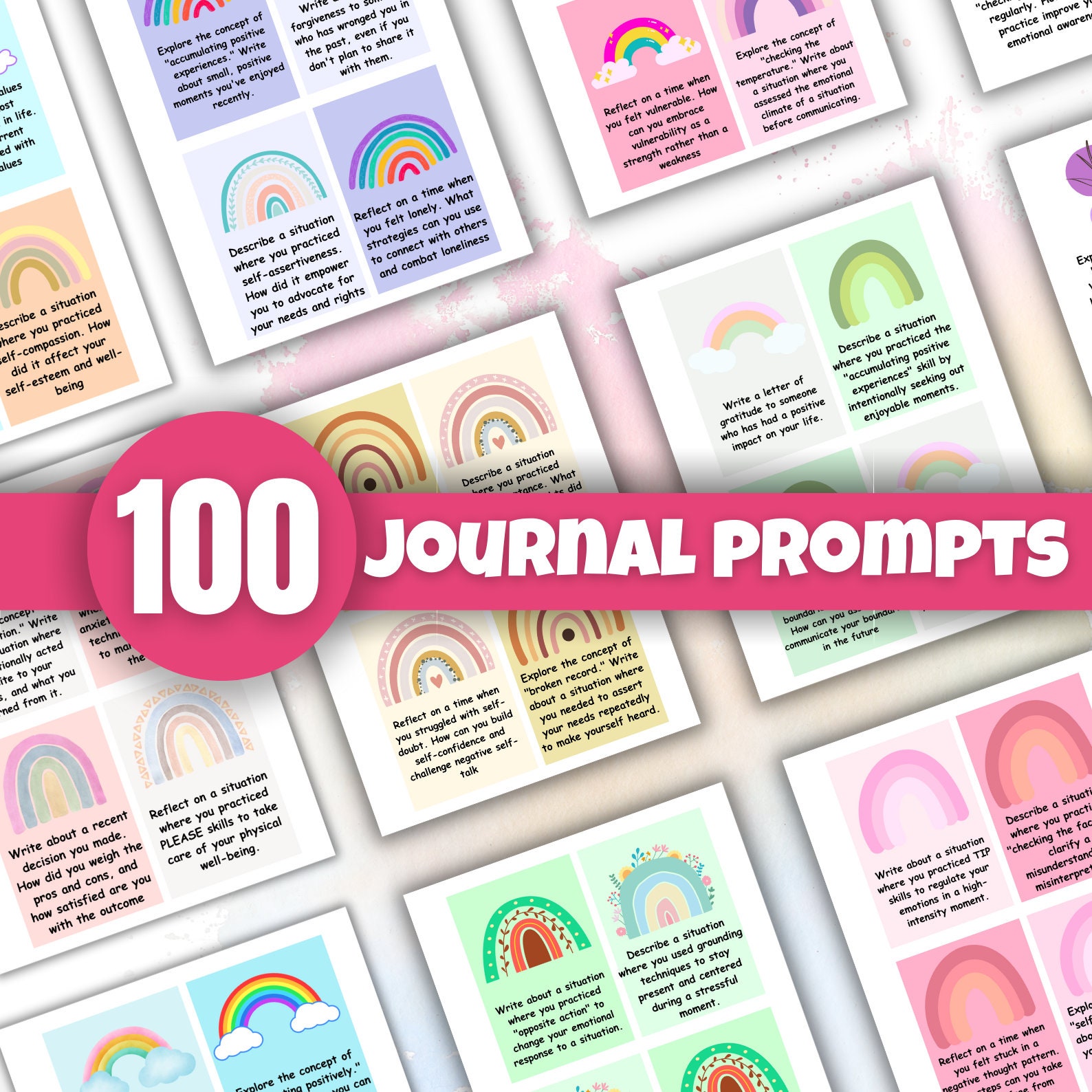 Journal Prompts Printable Journal Pages Writing Prompts Digital ...