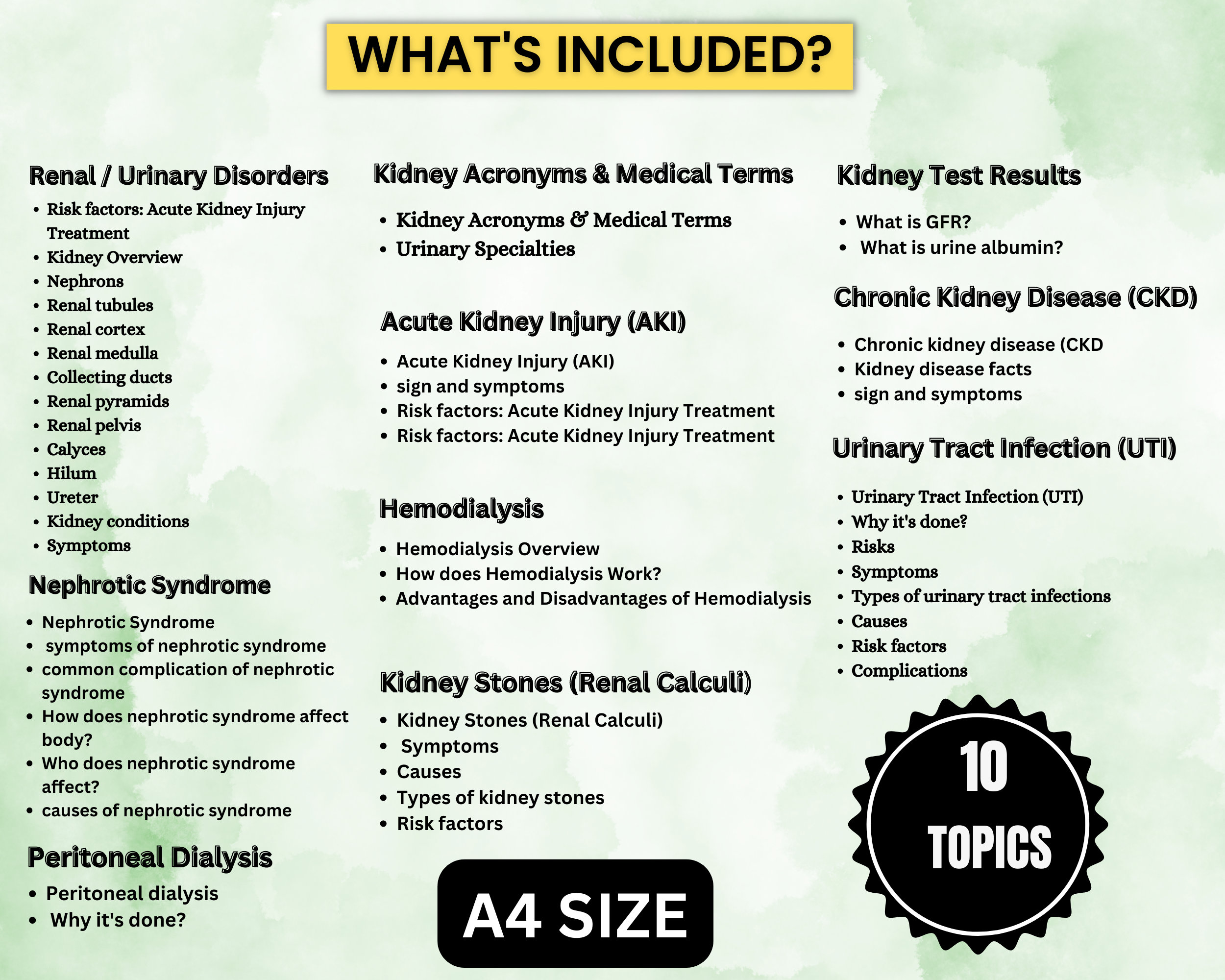Digital Urinary Disorder | Renal System Study Guide | Nursing Notes ...