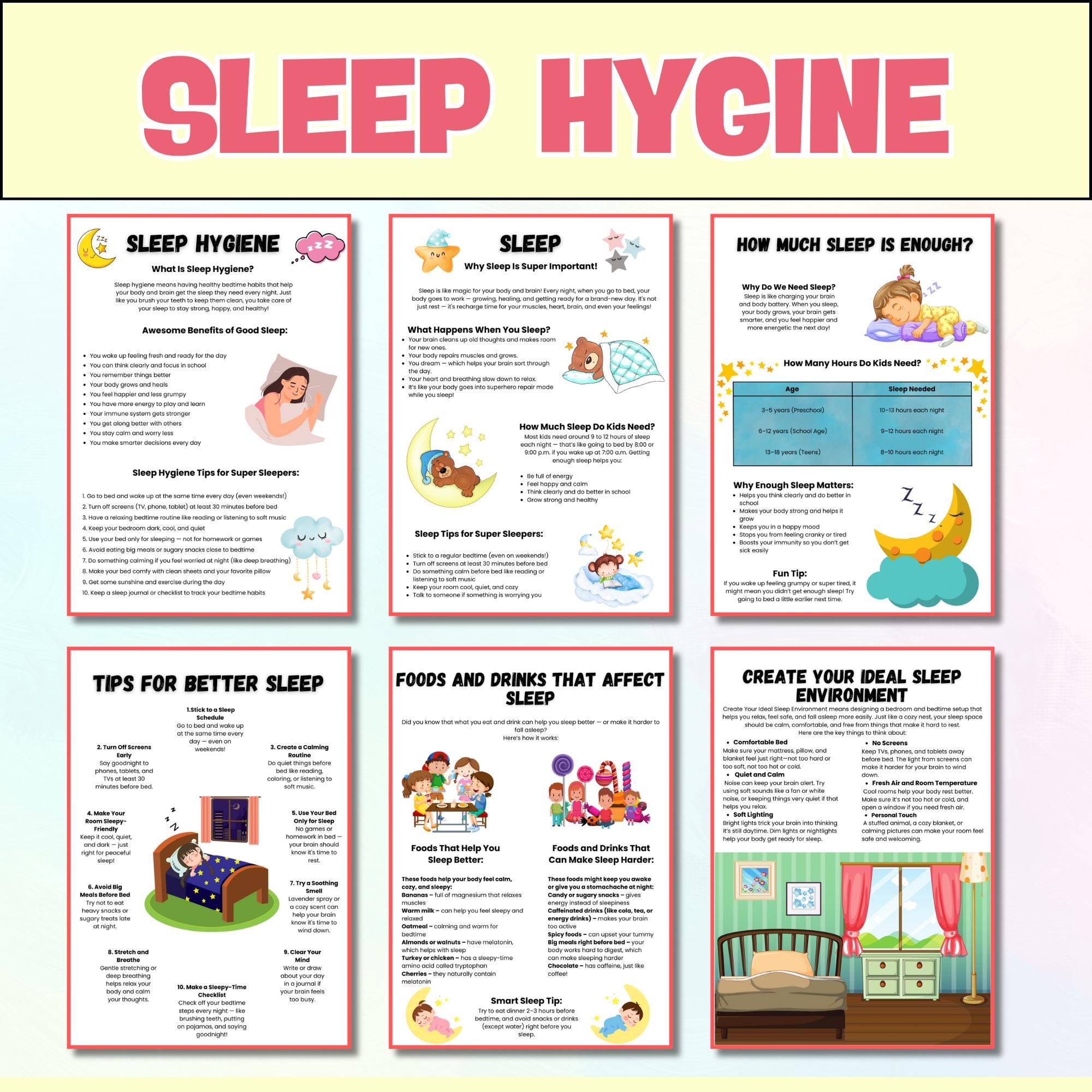 Kids Skills in Life Essential Mega Bundle, 330+ Pages, Kids Anxiety ...