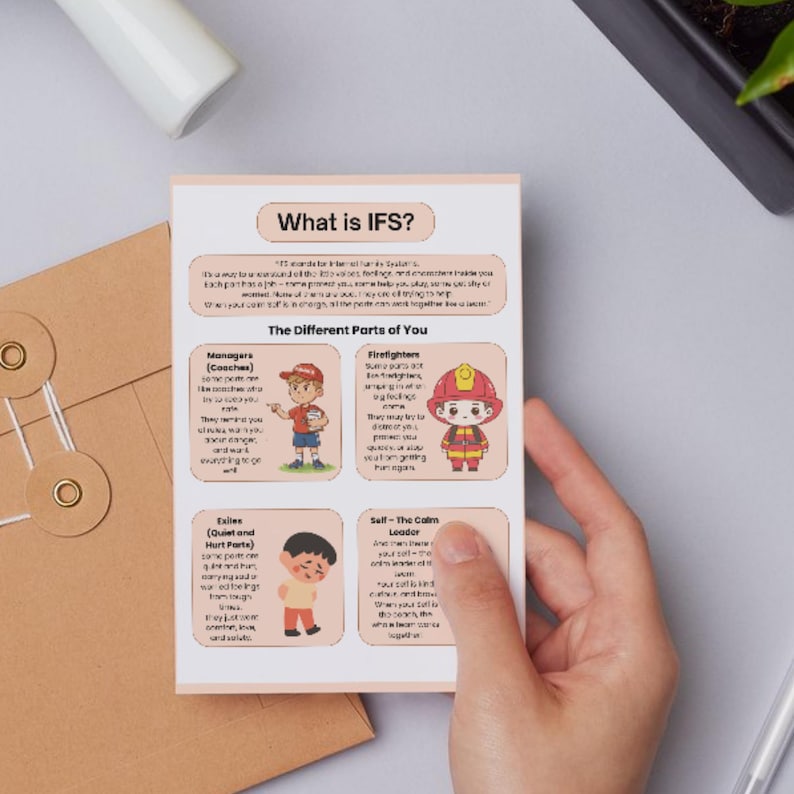 IFS Worksheets and Handouts for Kids | Internal Family Systems Therapy ...