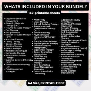 1700 Therapy Interventions, Mental Health Techniques, Therapy Cheat ...