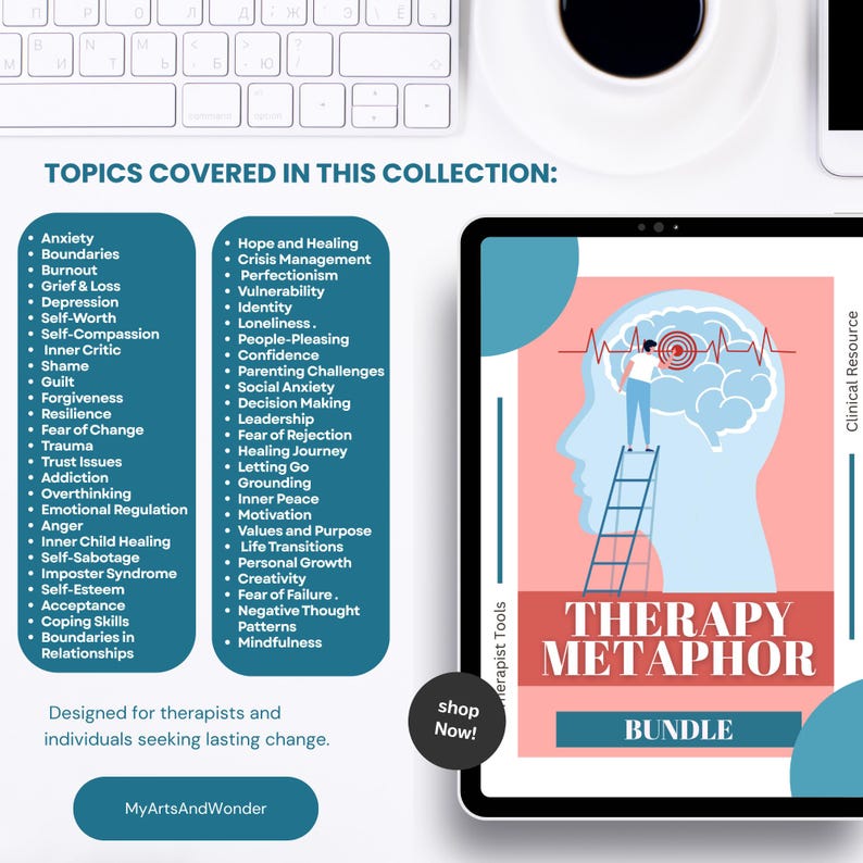 Therapy Metaphor Super Mega Bundle 100+ Sheet, 3000 Metaphor, CBT ...