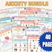 Anxiety Bundle, Anxiety Worksheets, Therapy Tools, Therapy Worksheets ...