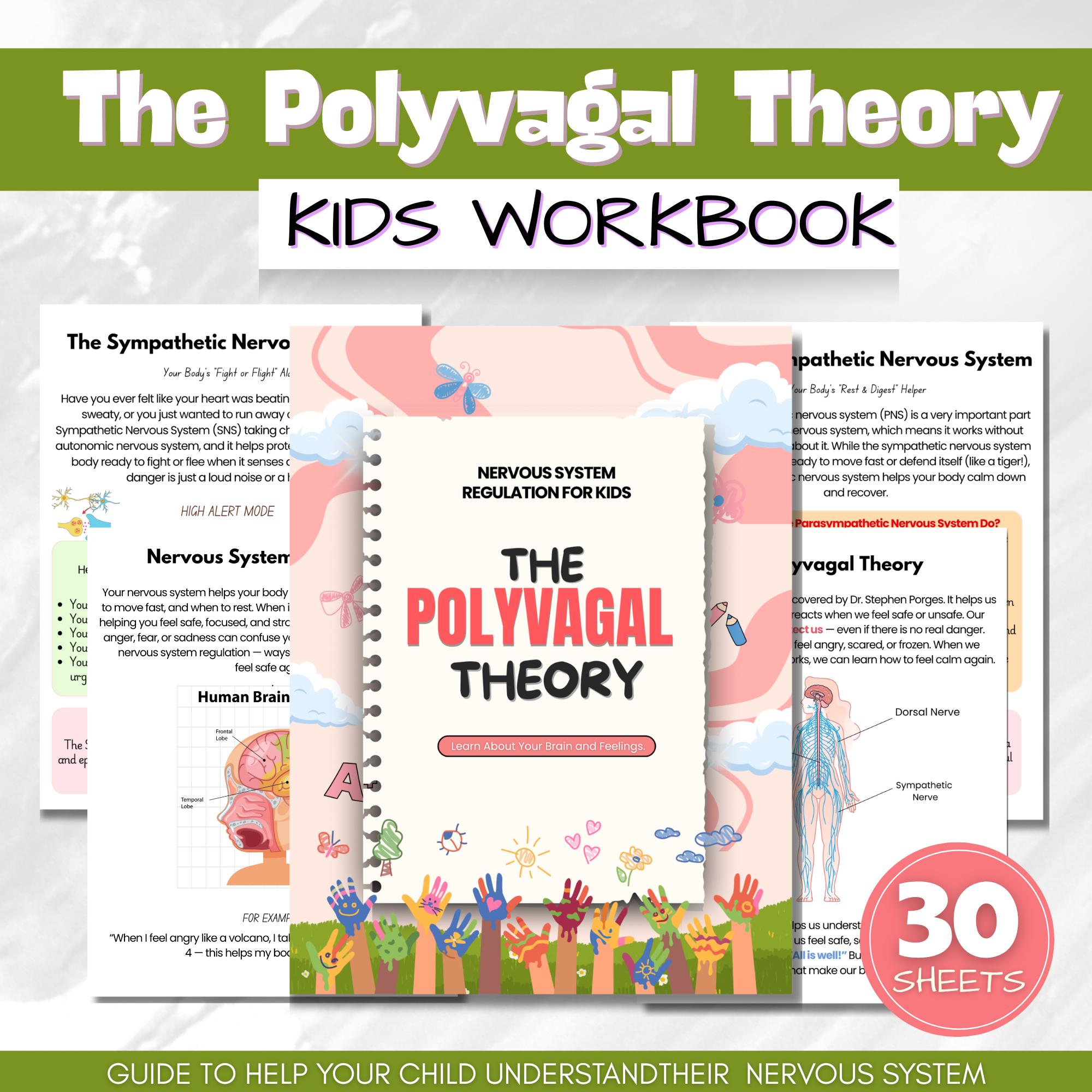 Polyvagal Theory Kids Worksheet, Polyvagal Kids Guide, Polyvagal ...
