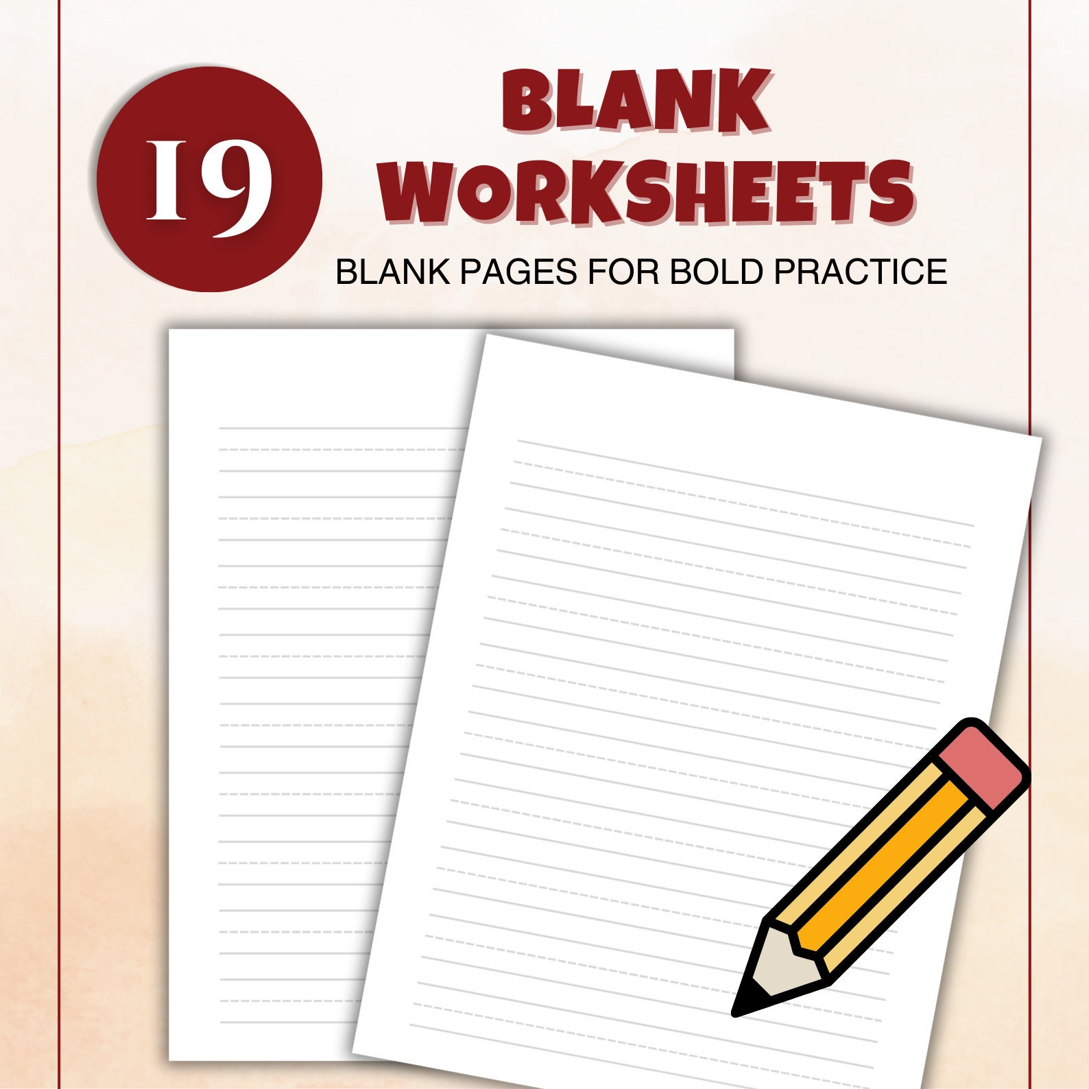 Cursive Handwriting Bundle 100 Pages | Handwriting Book | Practice ...