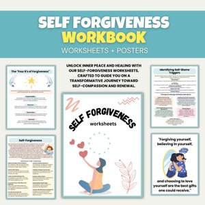 Self Worth Mega Bundle 200+ Sheets | Self Workbook | US Letter | Self ...