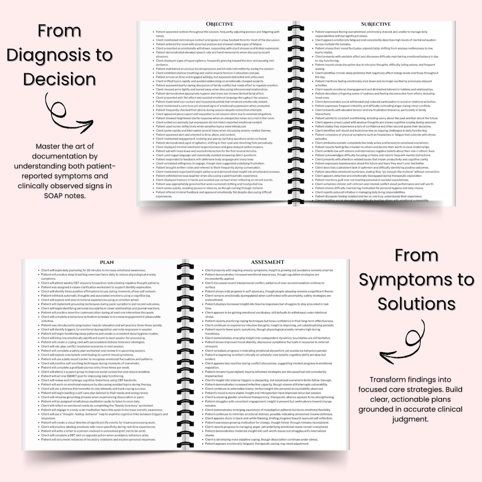 SOAP Notes Guide, Therapist SOAP Notes, Therapist Resource, EMR Soap ...