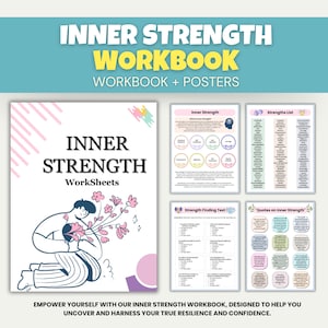 Self Worth Mega Bundle 200+ Sheets | Self Workbook | US Letter | Self ...