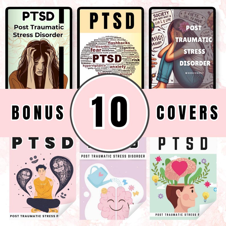 PTSD Workbook, Trauma Support, Mental Aid, PTSD Check-in, Trauma ...