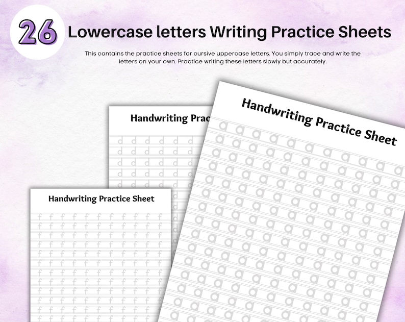 100 Page Neat Hand Writing Workbook Practice Sheet Guide - Etsy