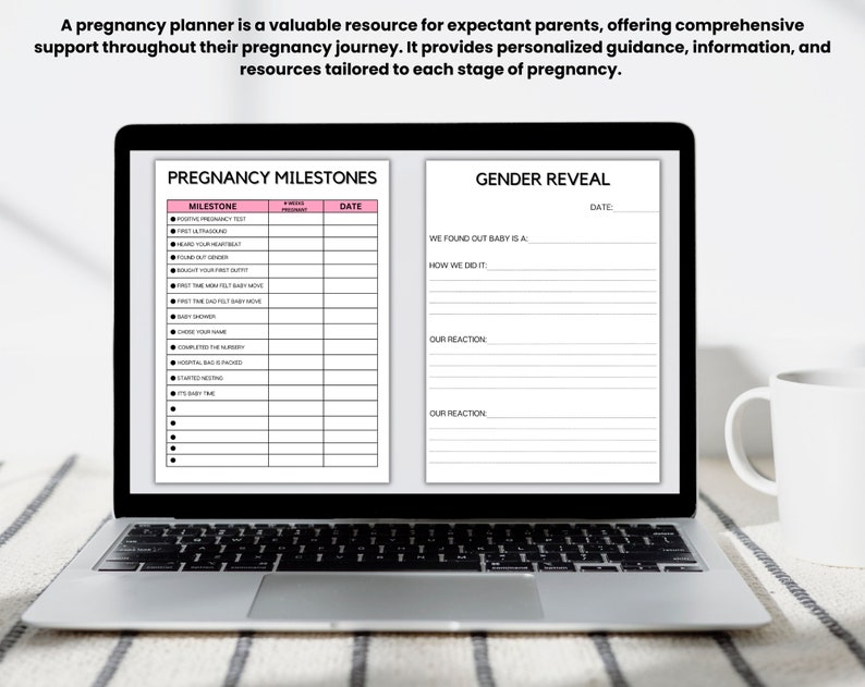 Pregnancy Planner Printable Printable Pregnancy Journal Pregnancy ...