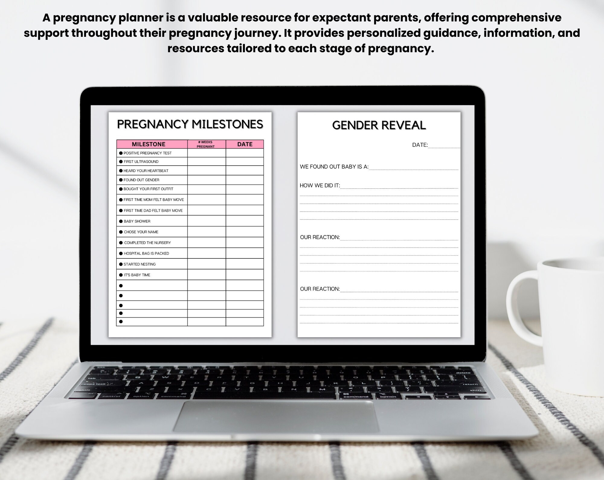 Pregnancy Planner Printable Printable Pregnancy Journal Pregnancy ...
