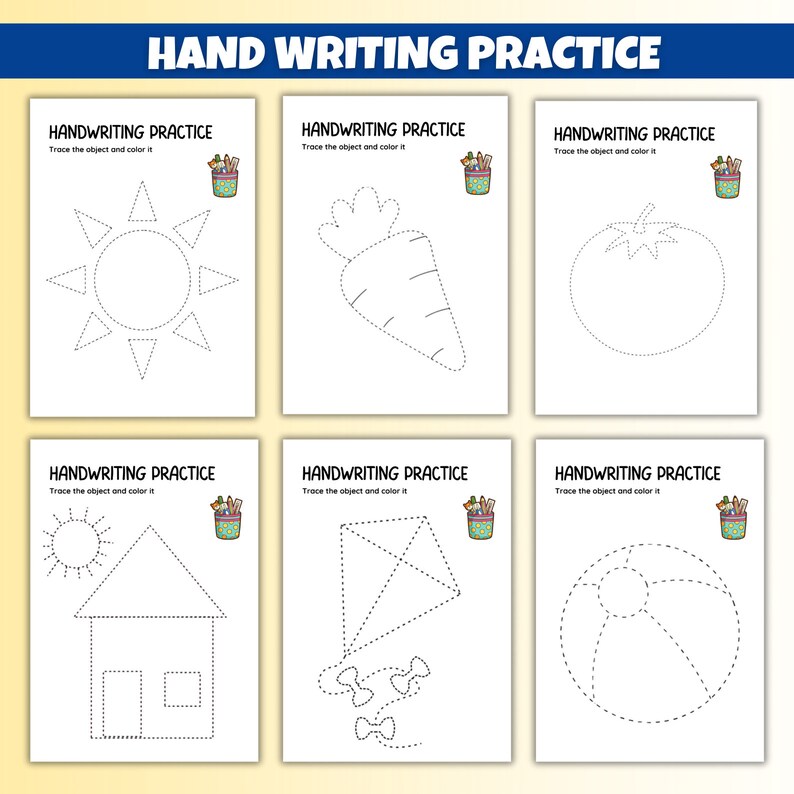 Tracing Book French Version 200pages Homeschool Busy Book Preschool ...