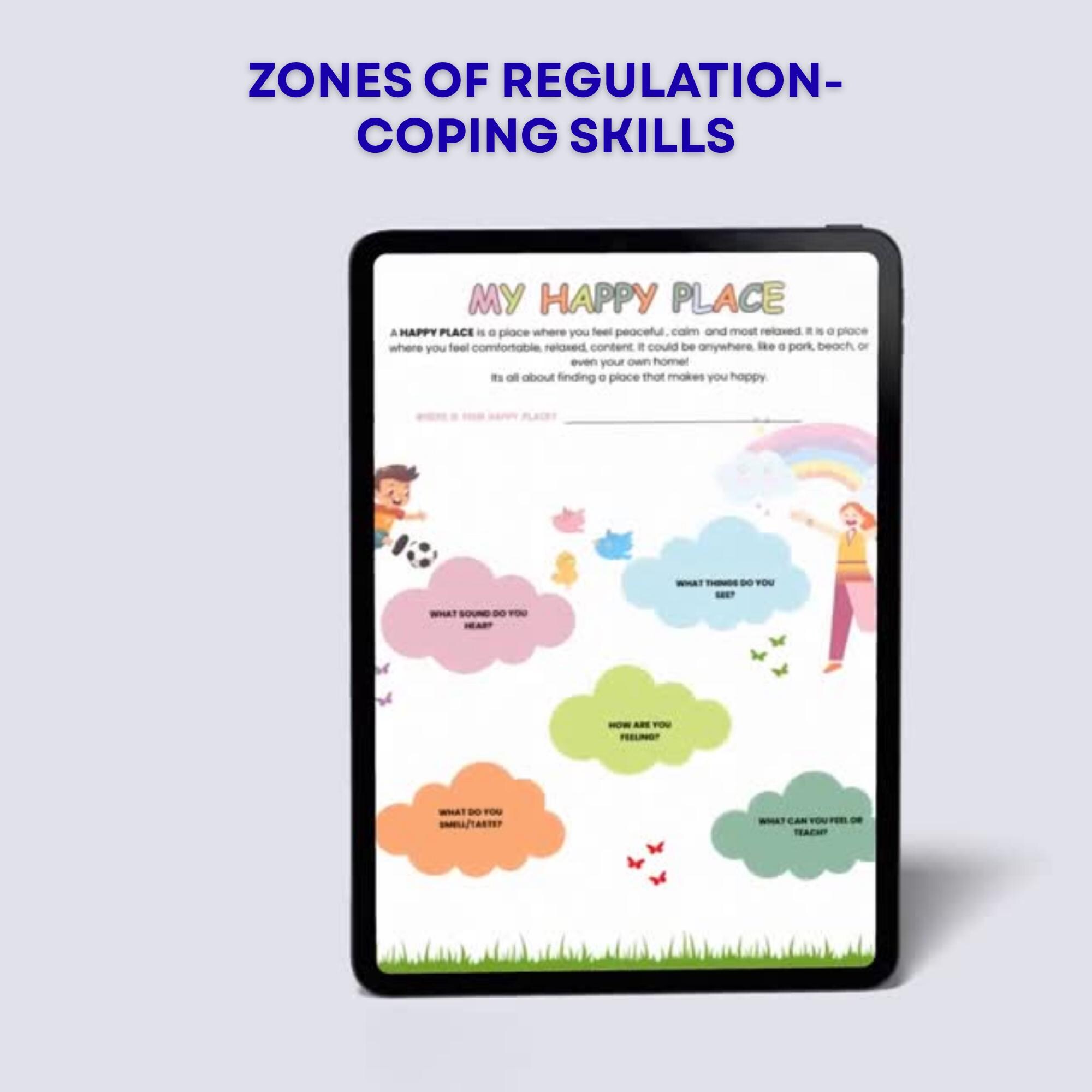 Self-regulation Toolkits, 40 Flashcard & Sel Worksheets for Kids ...