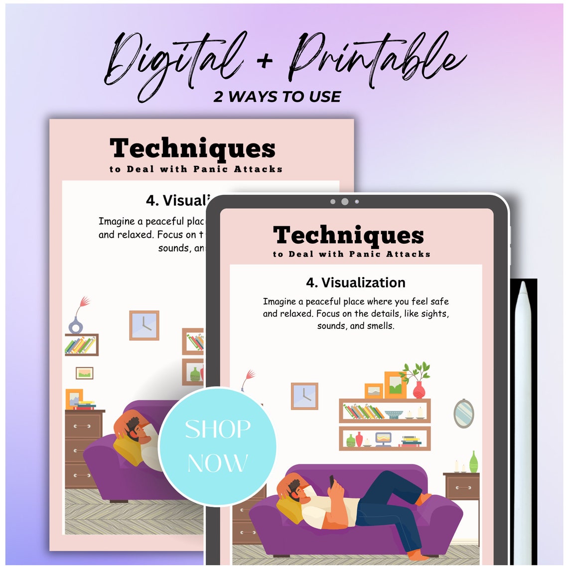 Teen Anxiety Journal Bundle | Self-care Journal | Journaling for Teens ...
