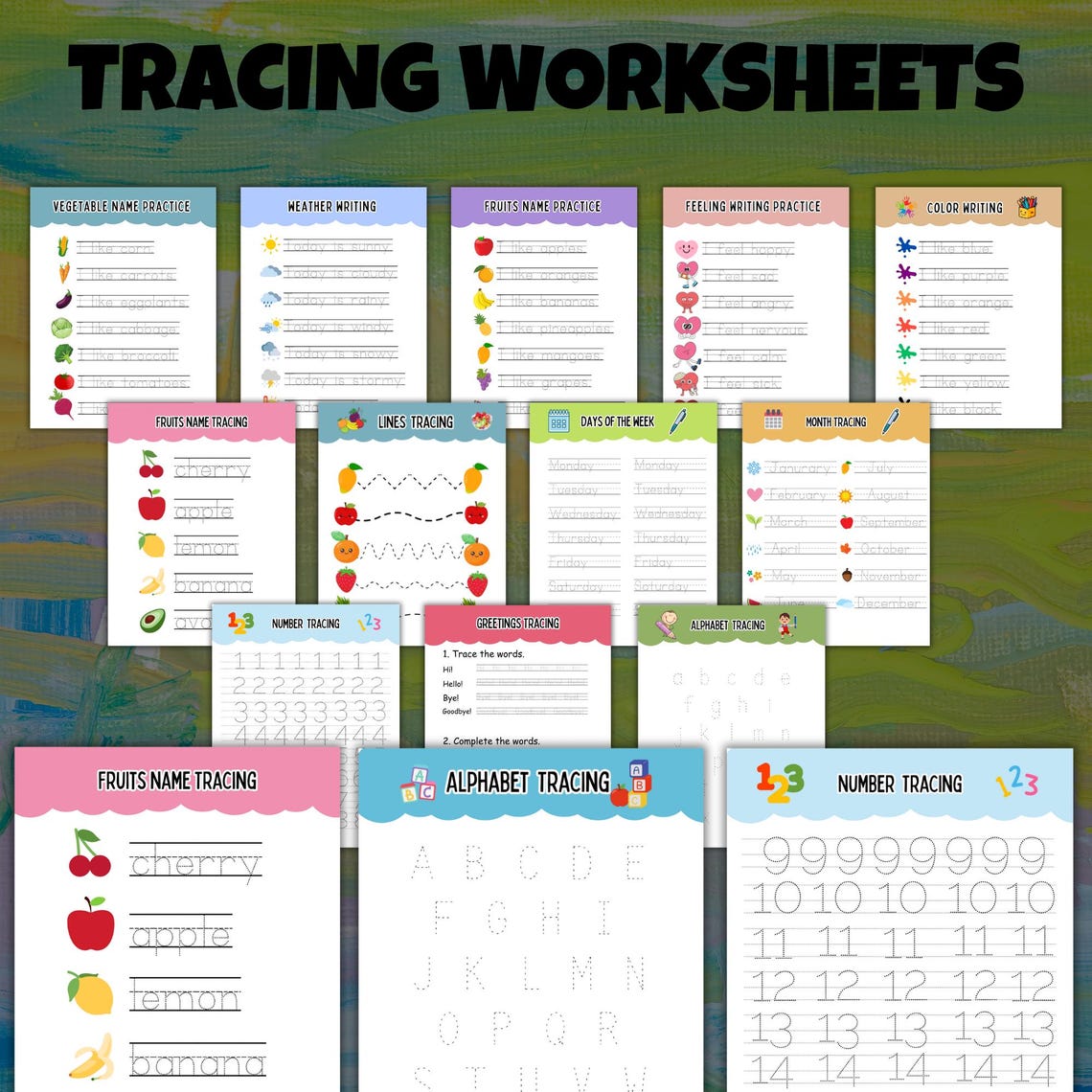 Preschool Morning Menu: Montessori Routine Chart (printable) - Etsy