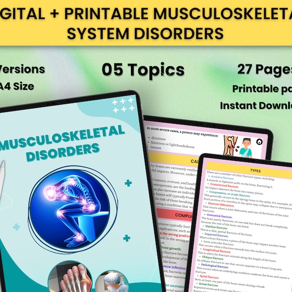 Medical Notes Muscle System - Etsy