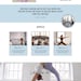 Yoga Website Template Coach Wix Website Template Modern Website Wix ...