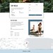 Yoga Website Template Coach Wix Website Template Modern Website Wix ...