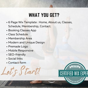 Pilates Flow Wix Website Template: SEO Optimized, Mobile Responsive - Etsy