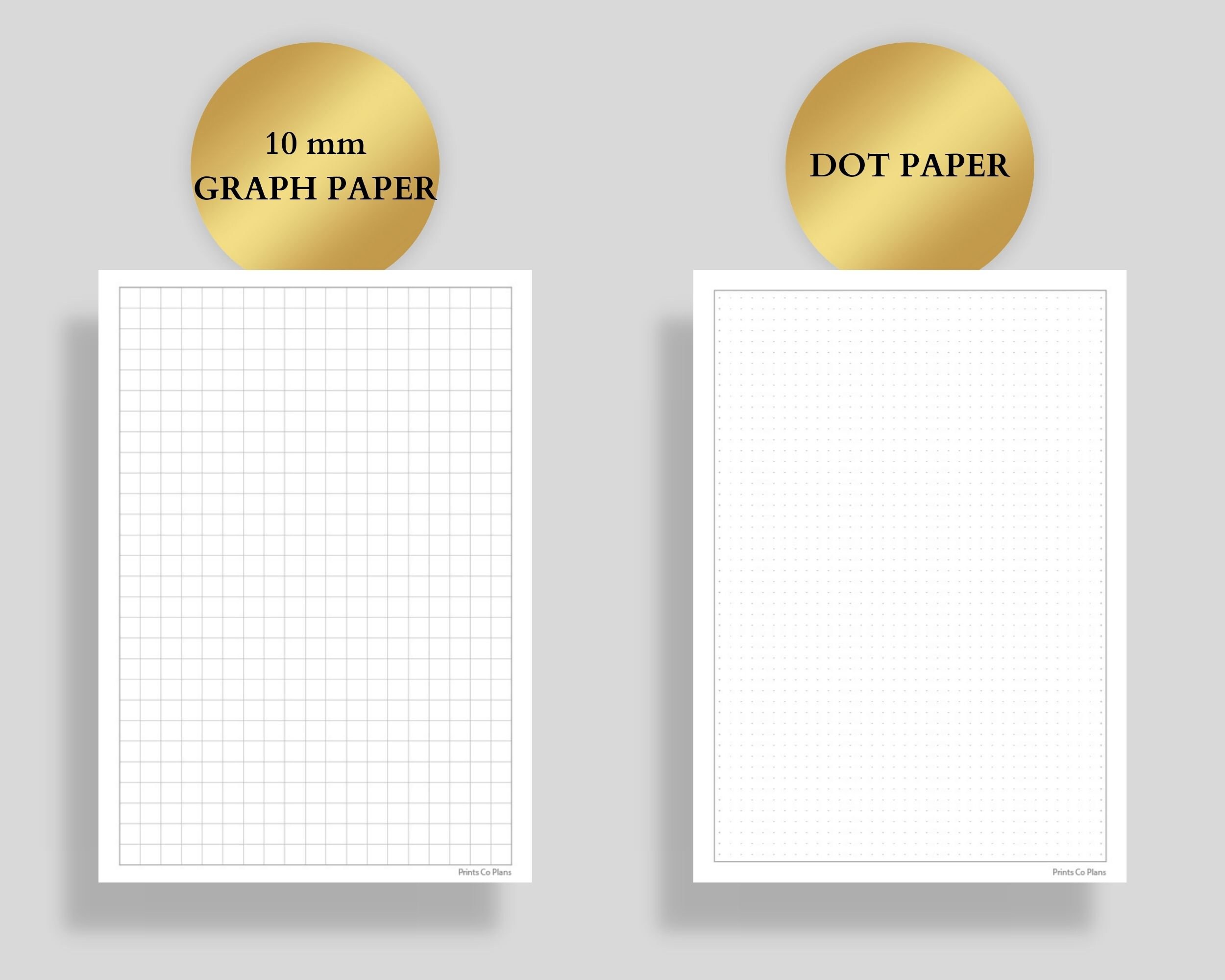 Printable Graph Paper Bundle / Graph Grid Paper / A5 Graph Paper / A4 ...