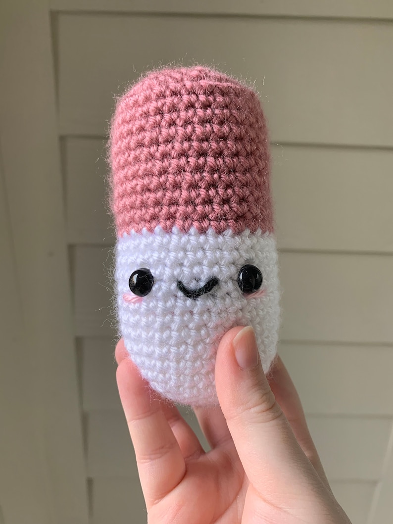 Chill Pill, Crochet Amigurumi, Finished Product - Etsy