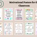 10 Motivational Classroom Posters. Digital Download Posters for ...