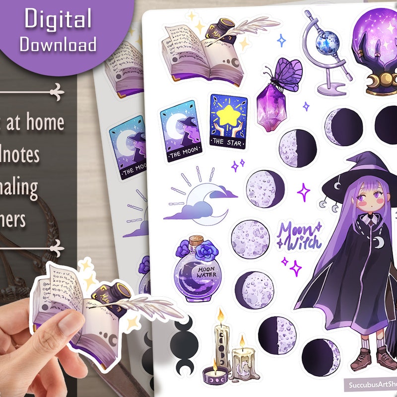 Witch Planner Stickers - Etsy