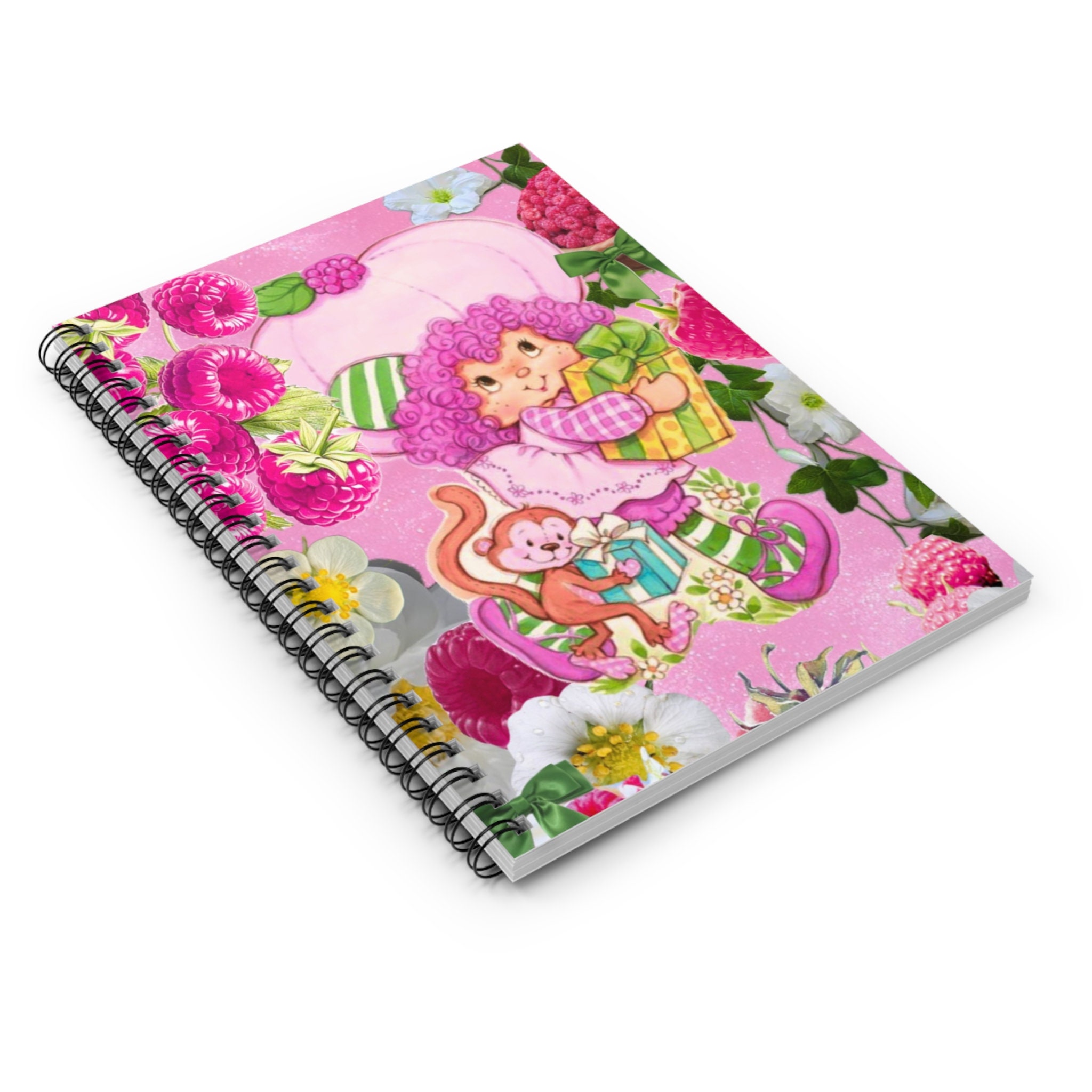 Strawberry Shortcake Notebook Raspberry Tart Vintage Coquette Notebook ...