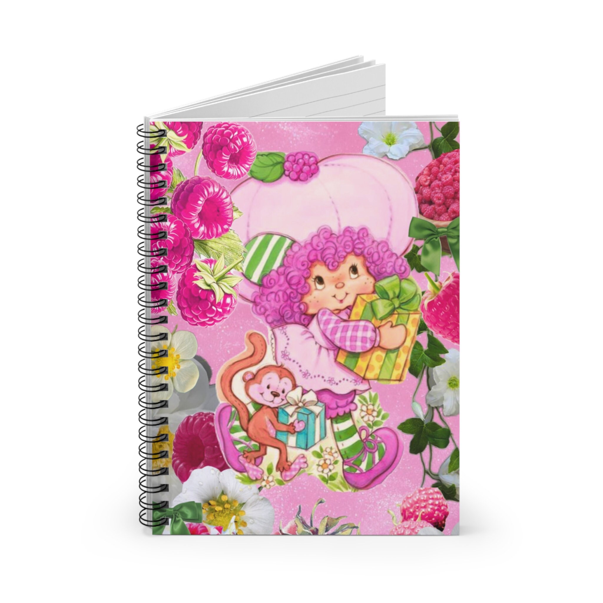 Strawberry Shortcake Notebook Raspberry Tart Vintage Coquette Notebook ...