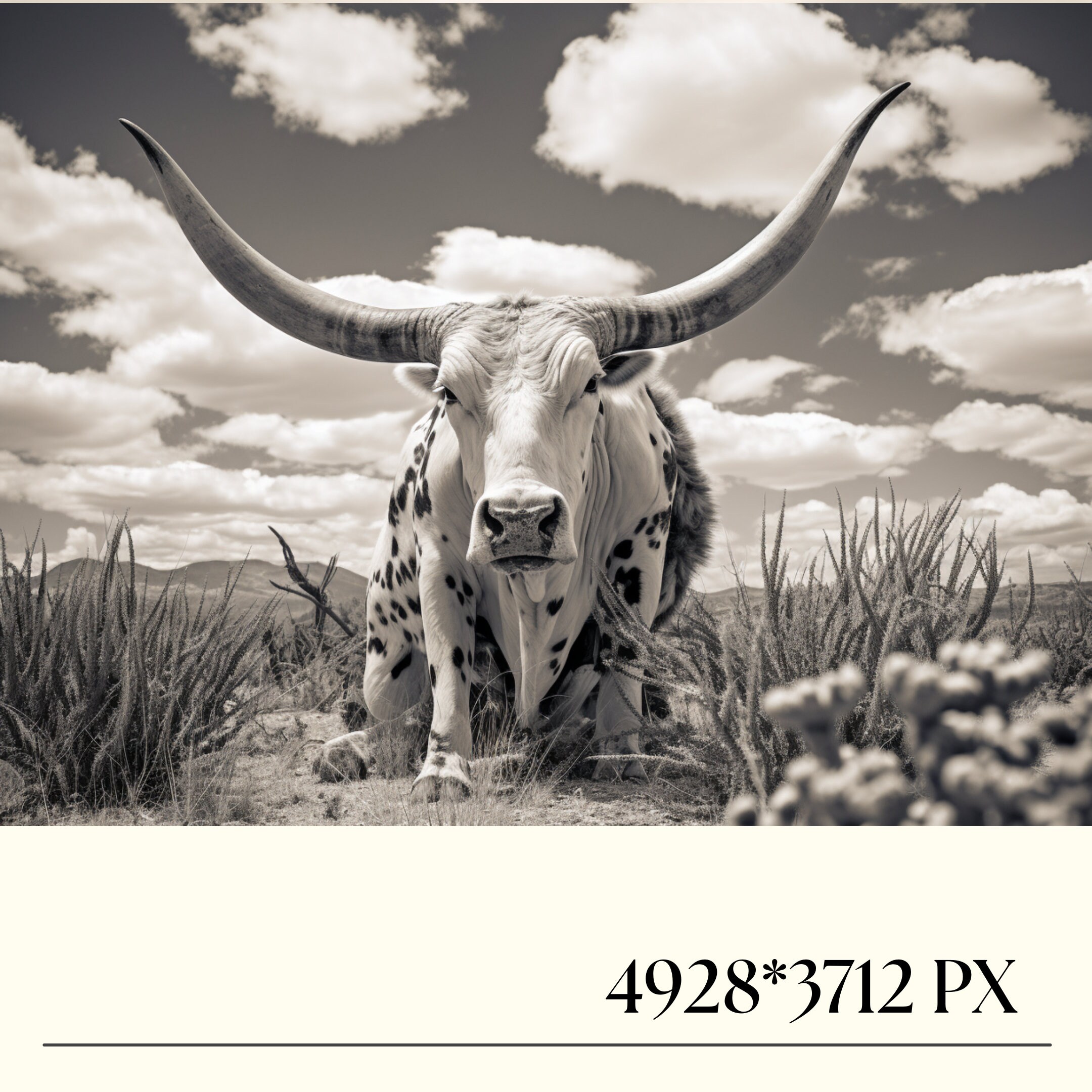 Texas Longhorn Art Print Longhorn Wall Decor Longhorn Print - Etsy