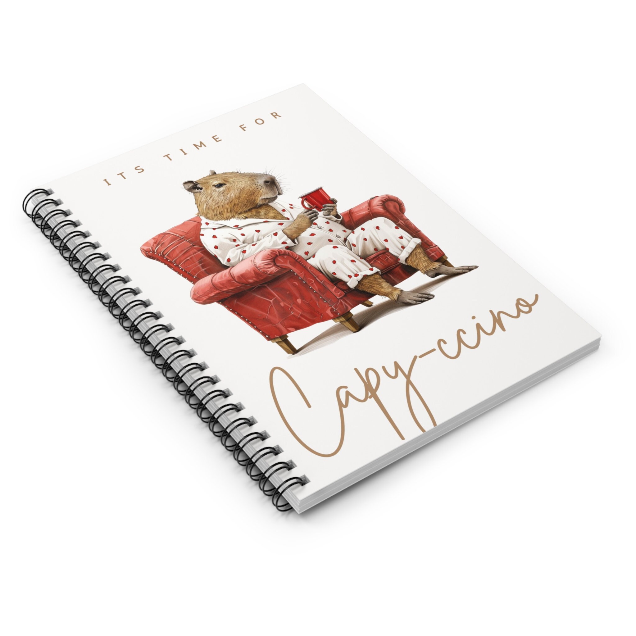 Capybara Notebook Funny Capybara Spiral Notebook Capybara Lover Gift ...