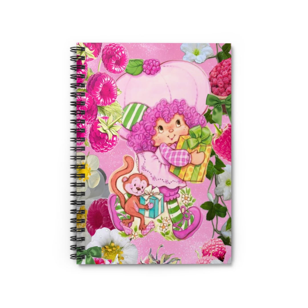 Strawberry Shortcake Notebook Raspberry Tart Vintage Coquette Notebook ...