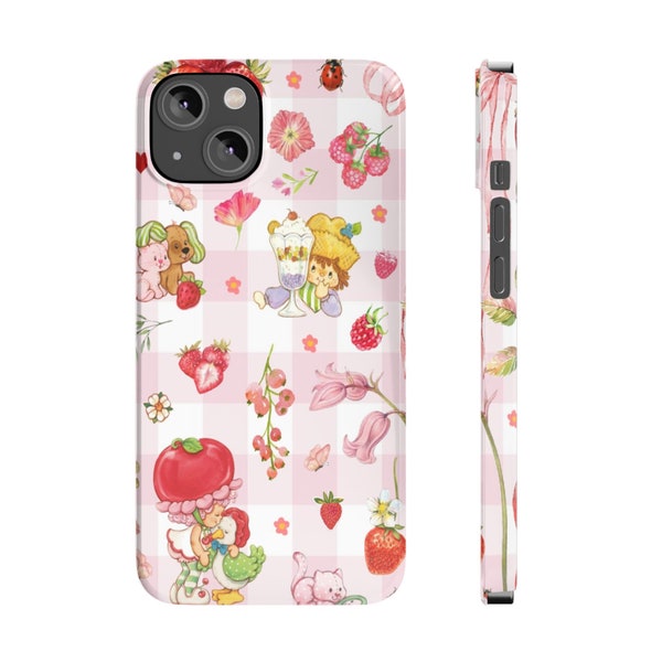 iPhone 15 Strawberry Shortcake Case - Etsy