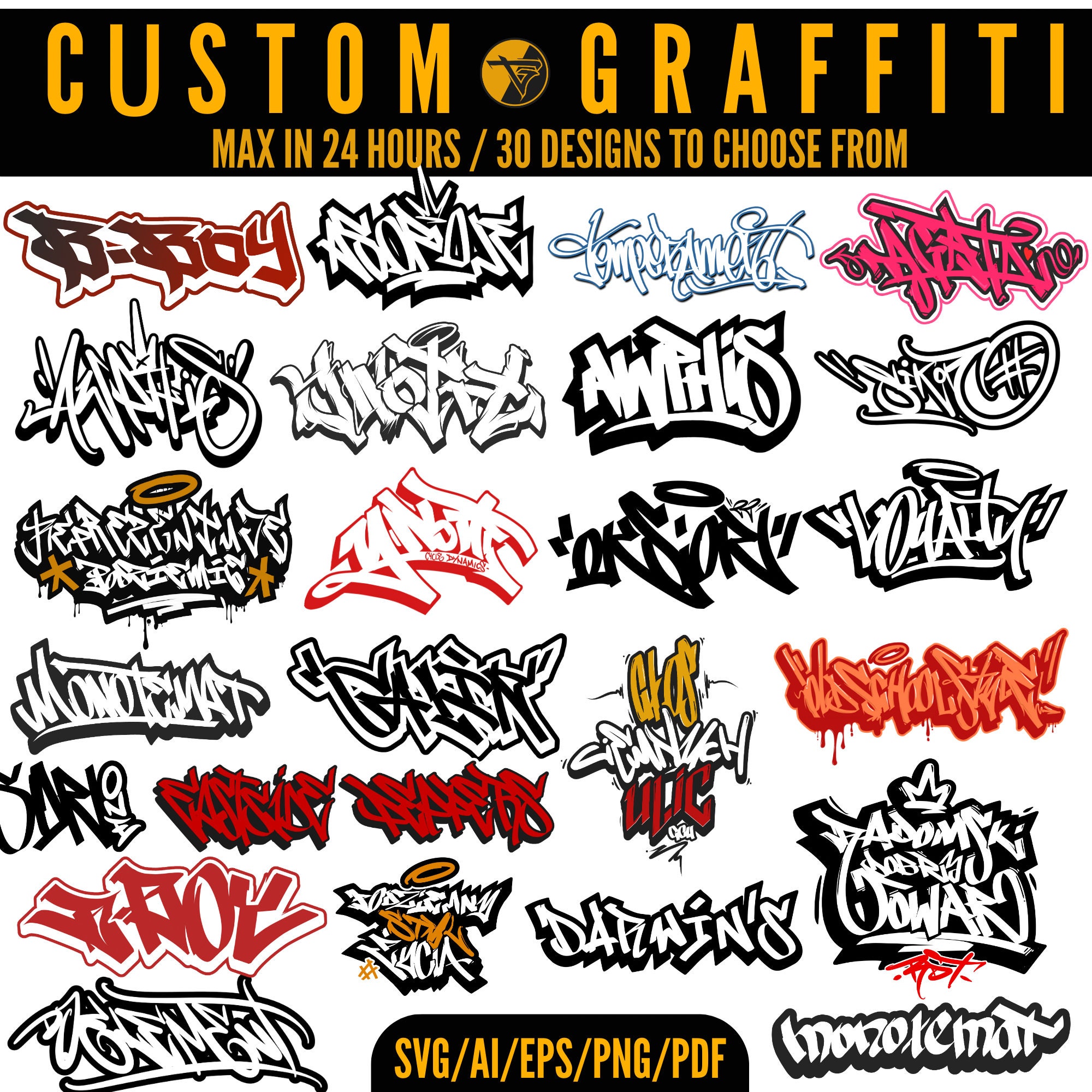 Graffiti Personalized Custom Name, Tagging, Handstyle, Digital Download ...
