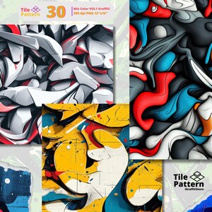 30 Seamless Color Mix 1 Pattern Tiles PNG – High-resolution 12x12 ...