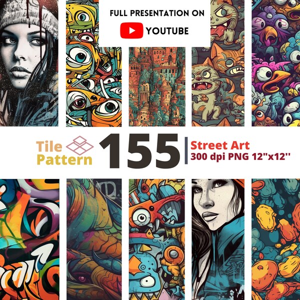 Graffiti Tiles - Etsy