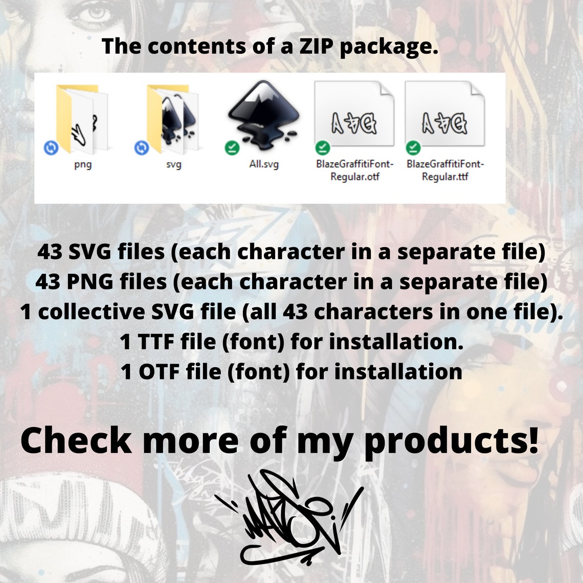 Blaze Graffiti Font, Brush Font, Street Art Font, Wildstyle, Tagging ...