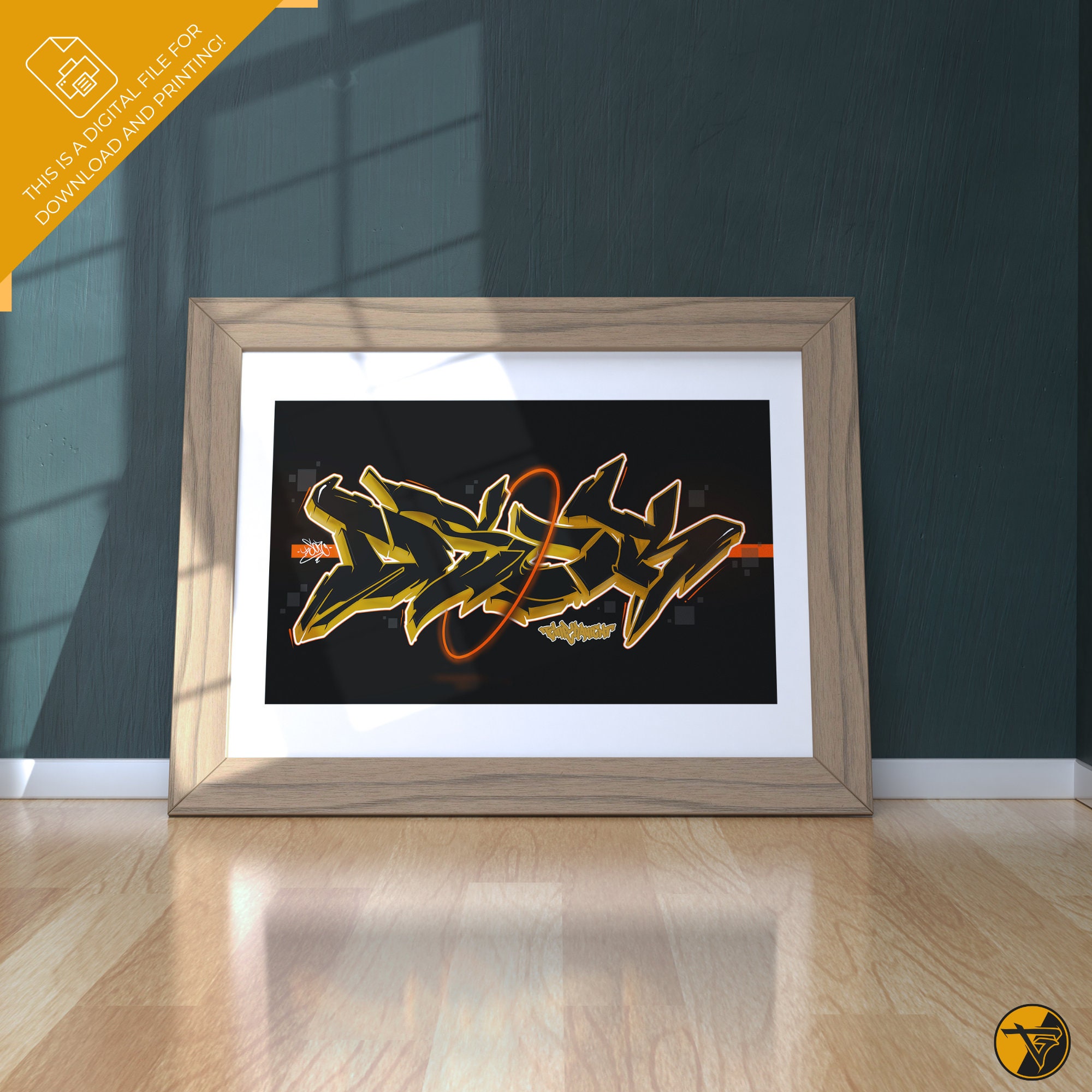 Hand-crafted Graffiti Designs for Digital Download and Printing Art ...