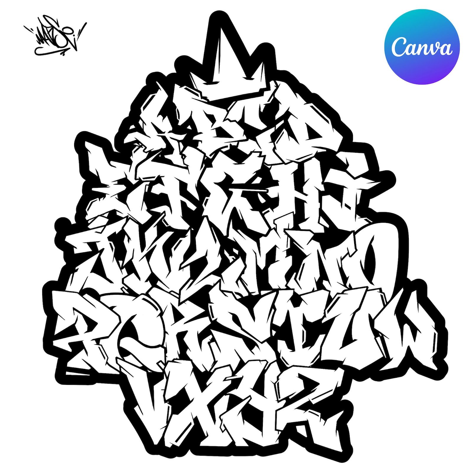 Graffiti Frame,graffiti Font Bundle,graffiti Font,hip Hop Font Svg ...