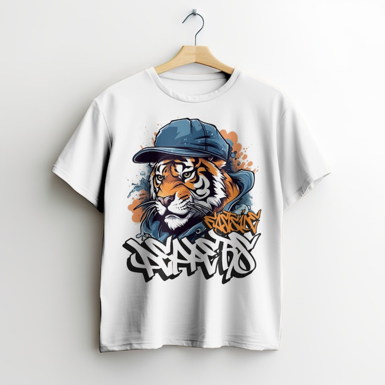 Urban Sublimation Design,animal Clipart With Splashes of Color ...