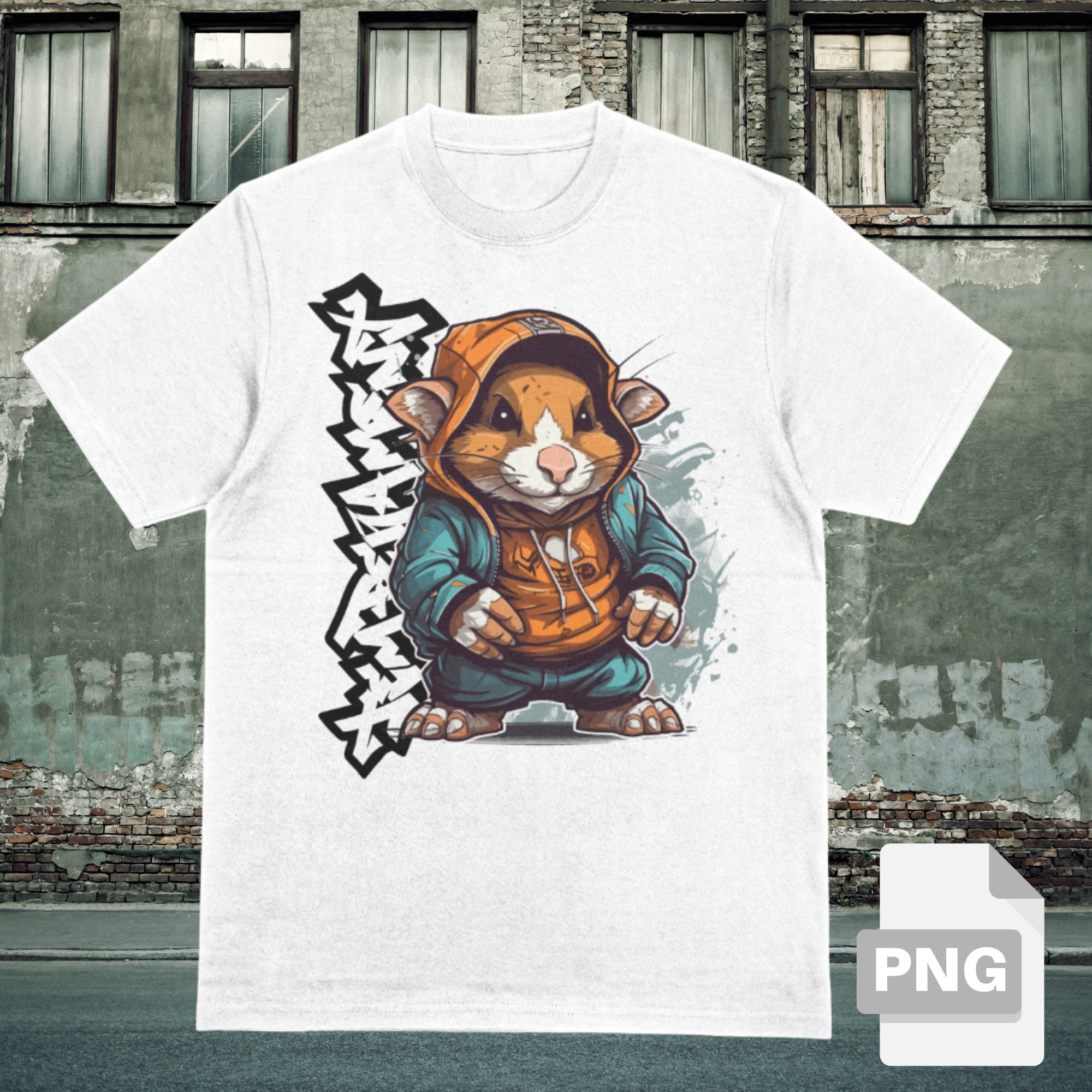 Urban Sublimation Design,animal Clipart With Splashes of Color ...