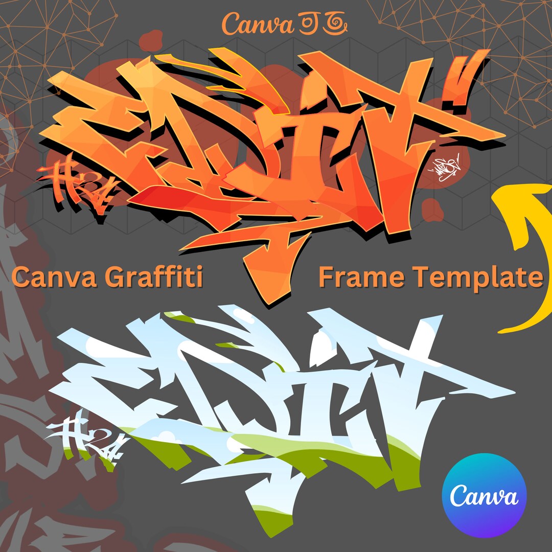 Tagging Canva,streetstyle Canva,frame Canva Template,canva Graffiti,fill on Canva,wildstyle ...
