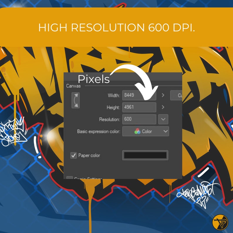 Hand-crafted Graffiti Designs for Digital Download and Printing Art ...